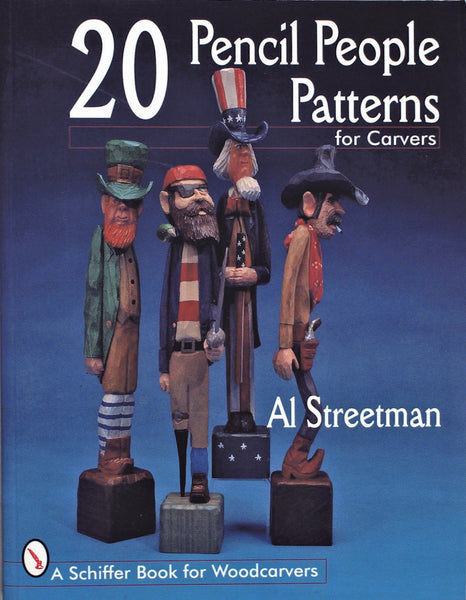 20 Pencil People Patterns for Carvers – Schiffer Kids