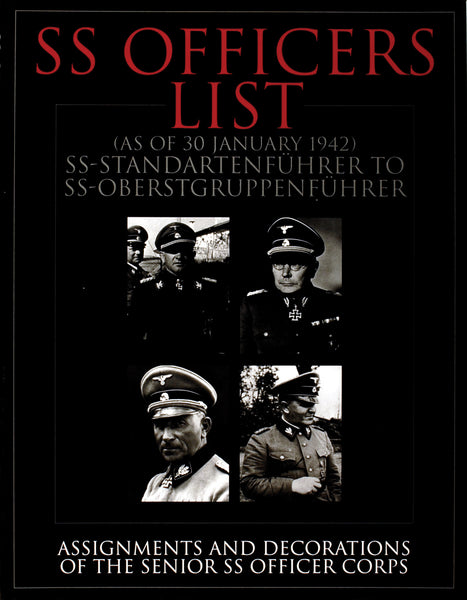 SS Officers List (as of January 1942) – Schiffer Kids